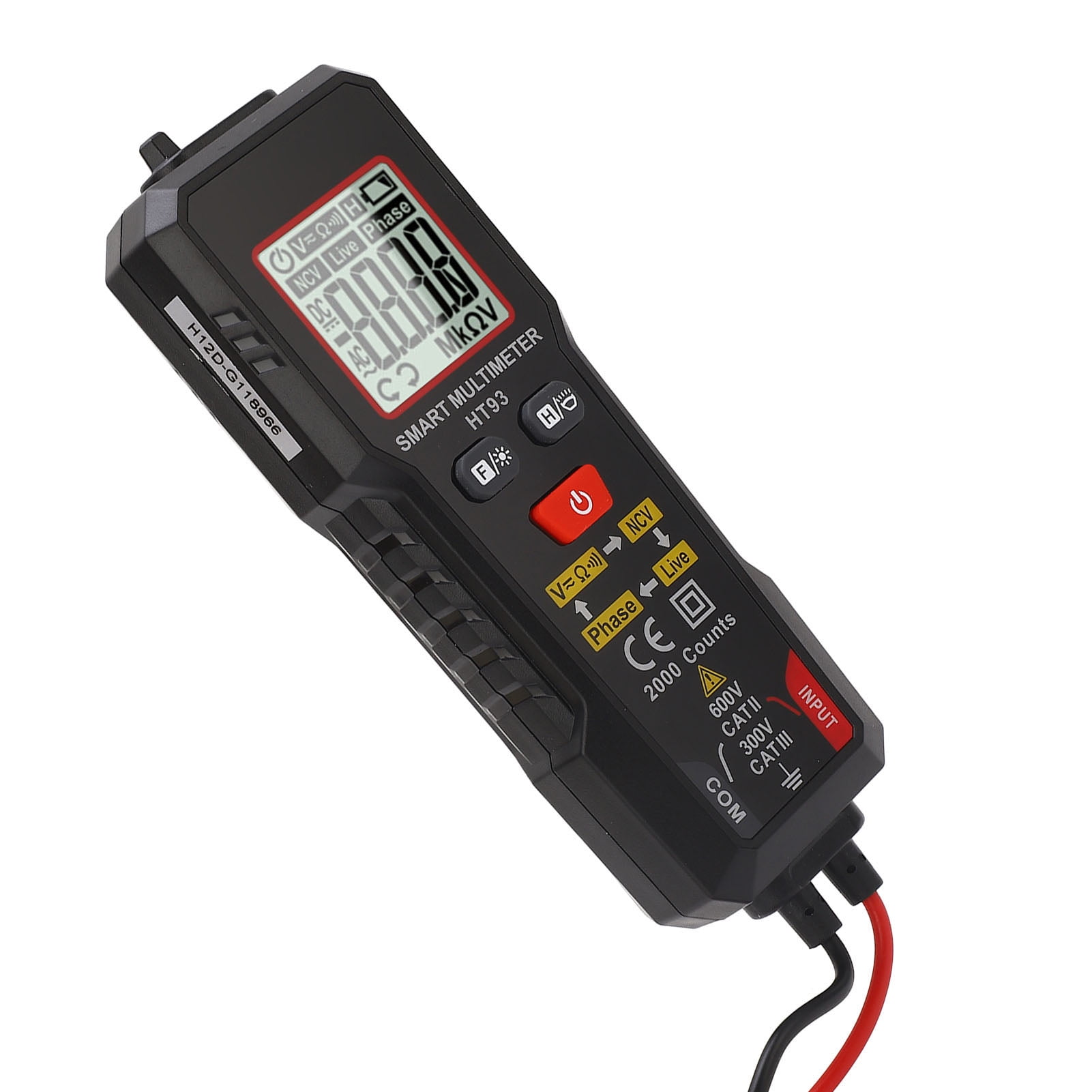 Probador Multímetro Digital, Reconocimento Autico de Datos sin ContactO ...