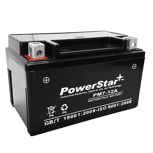 YTX7A-BS Motorcycle Battery PM7-12A, YTX7A-BS, X7A-BS, 7A-BS - Walmart ...