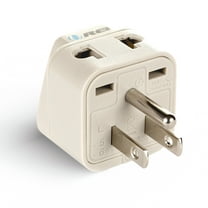 OREI Universal 2 in 1 Grounded Plug Adapter Type I for Australia, China ...