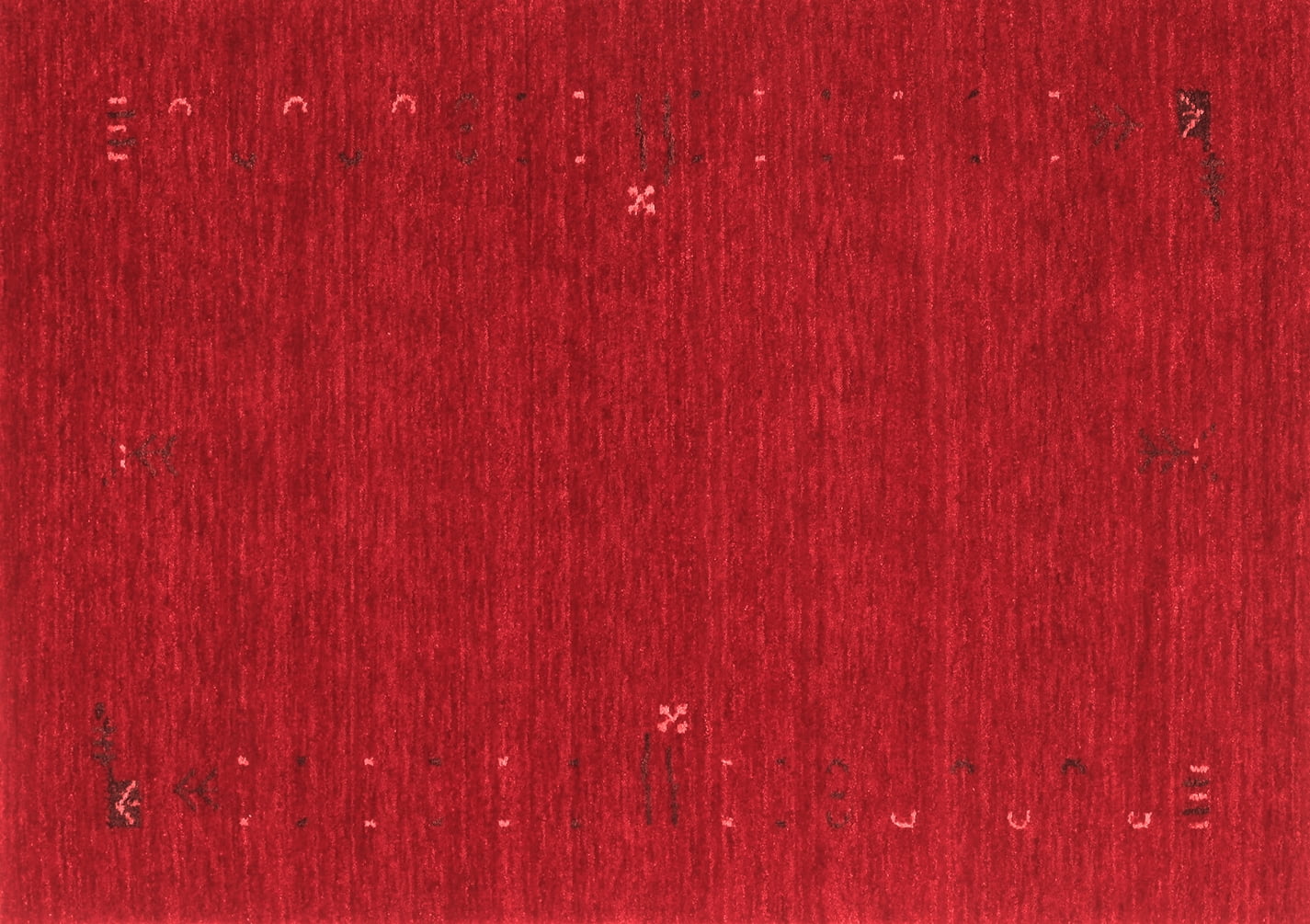 Ahgly Company Indoor Rectangle Abstract Red Contemporary Area Rugs, 2 ...