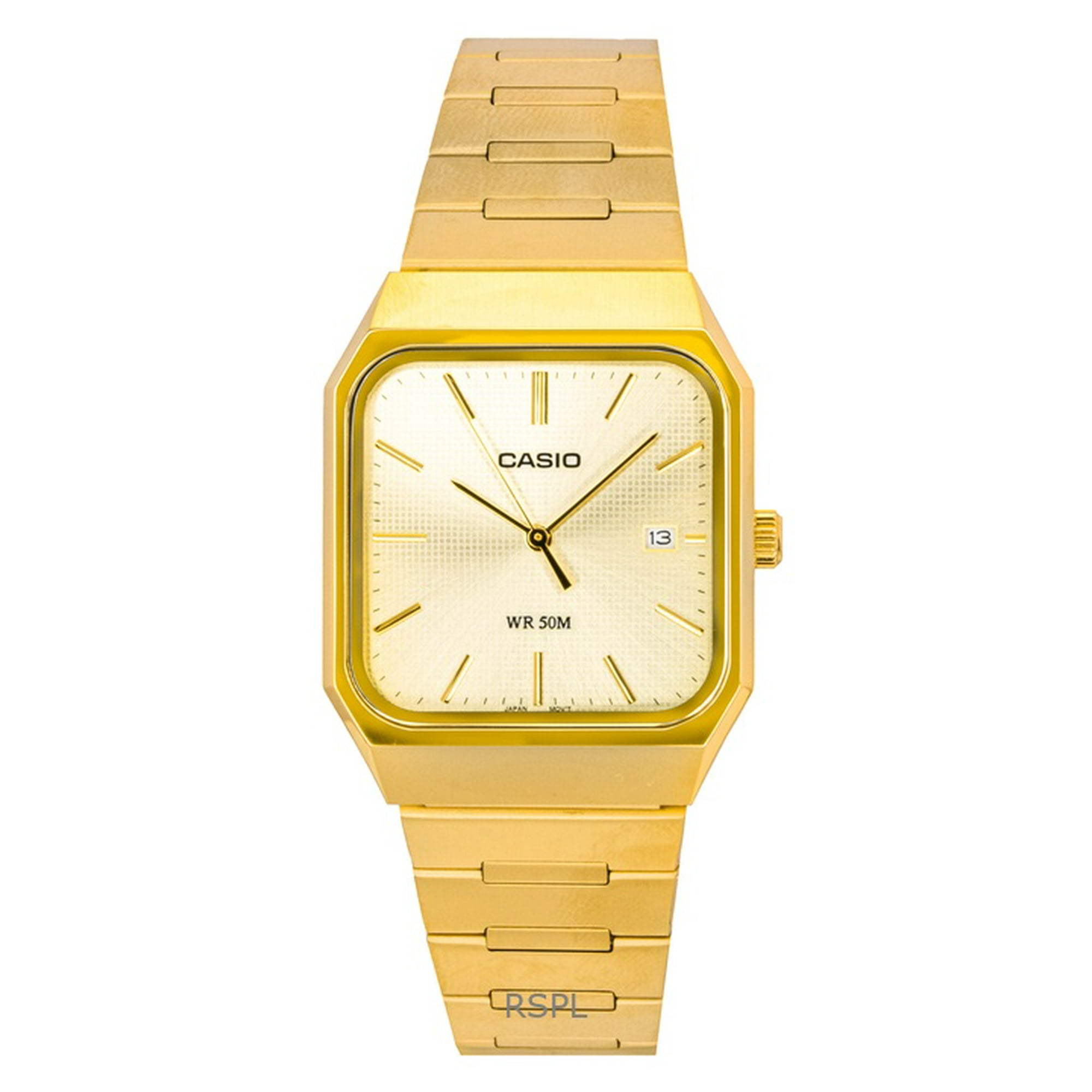 Click here for Casio Standard Analog Stainless Steel Gold Dial Qu... prices