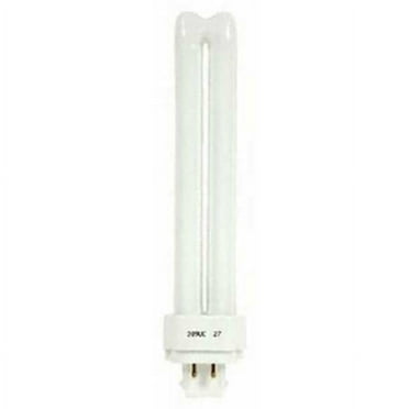 GE Lighting 97600 Ecolux Double Biax 4-Pin T4 Plug-In CFL Bulb, 3500K ...