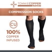 CURAD Cushioned Compression Socks MDS1714EBH - Walmart.com
