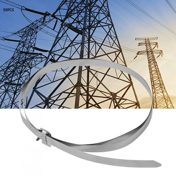 Brida Para Cables Industrial, Bridas Para Cables De Poste De Acero ...