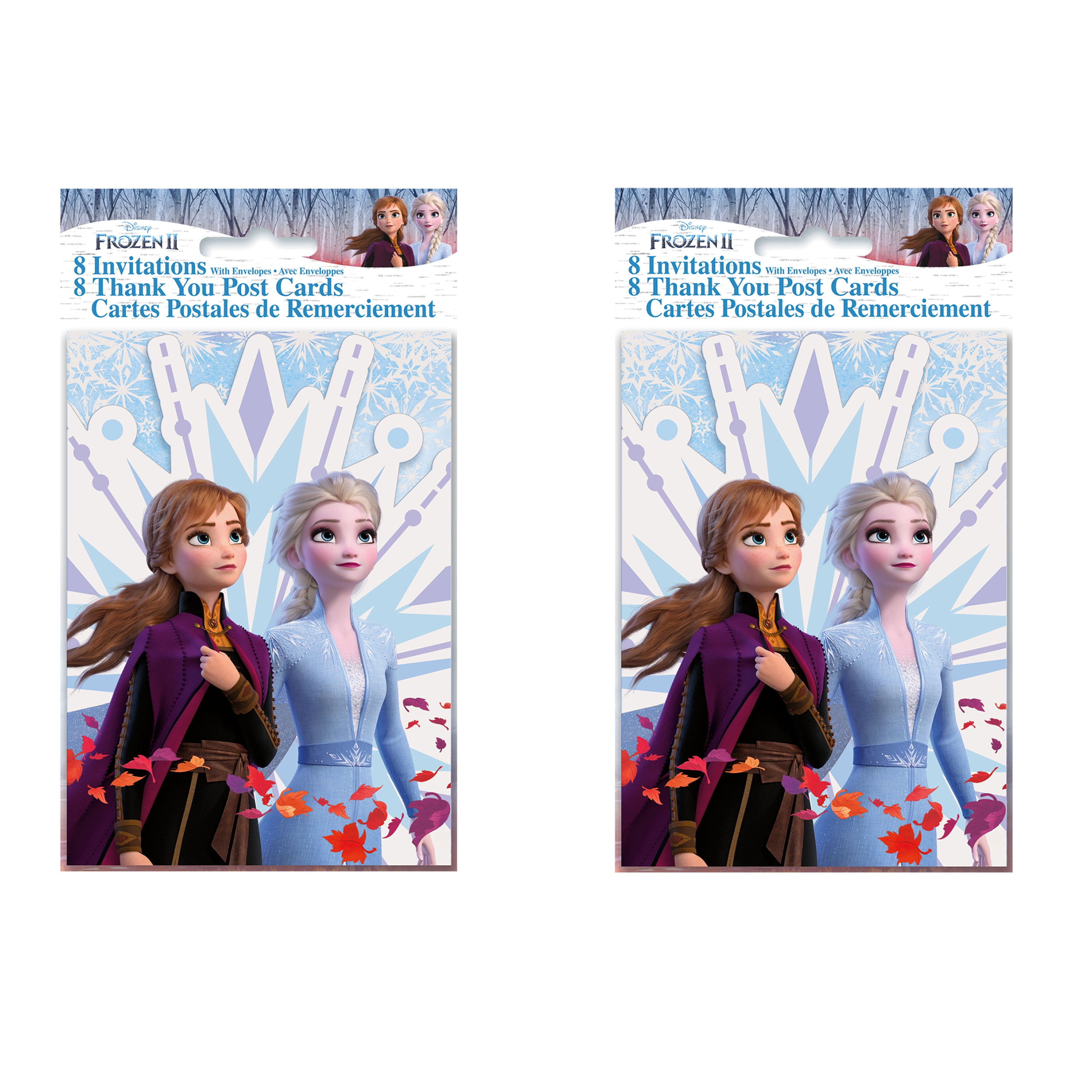 Disney Frozen Thank You Notes Walmart Com - Printable Cards