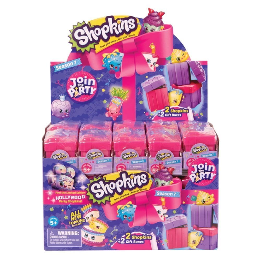 Shopkins Season 7 Surprise Mystery 2 Packs - Case of 30! - Walmart.com