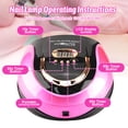 AIRKOUL 256W Nail Dryer LED Lamp UV Light Polish Gel Curing Machine ...