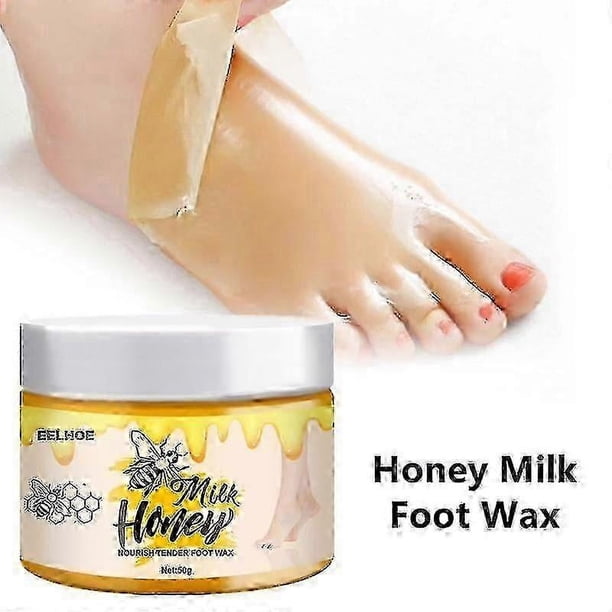Honey Milk Foot Wax Feet Mask Moisturizing Nourishing Whiten | Bodega ...