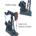 Urbalabs Vintage Oil Derrick Desk Statue, Oilfield Pumpjack Rig ...