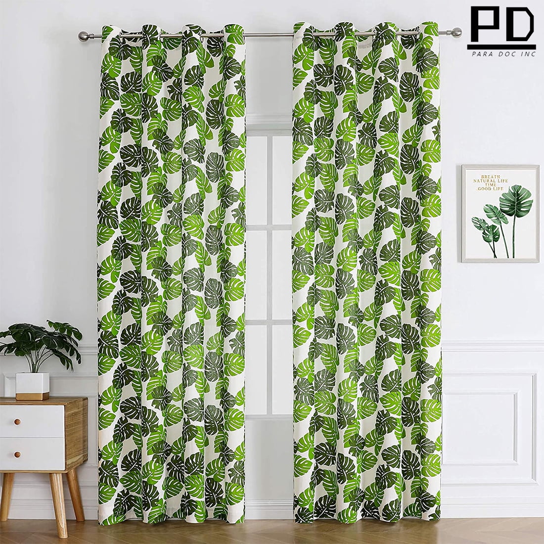 Leaf Room Window Curtains - Walmart.com