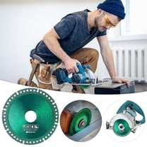 Diamond Cutting Blade, 4 Inch Dry Cut Blade for Tile Slabs, Metal ...