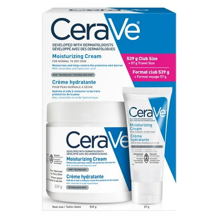 CeraVe Moisturizing Cream 539g +57g refill 2-pack - Walmart.ca