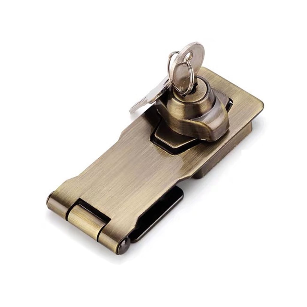 HGYCPP Plated Hasp Lock Catch Latch Zinc Alloy Safety Lock Door Locks ...