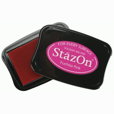 StazOn Solvent Ink Pad Large Cherry Pink - Walmart.com