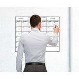 "18"" x 24"" Erasable Undated Monthly Planner, Laminated Wall Calendar ...