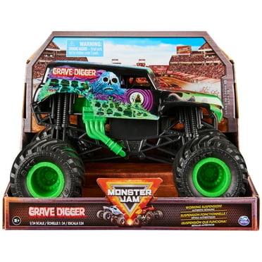 Monster Jam, Official Zombie Monster Truck, Die-Cast Vehicle, 1:24 ...
