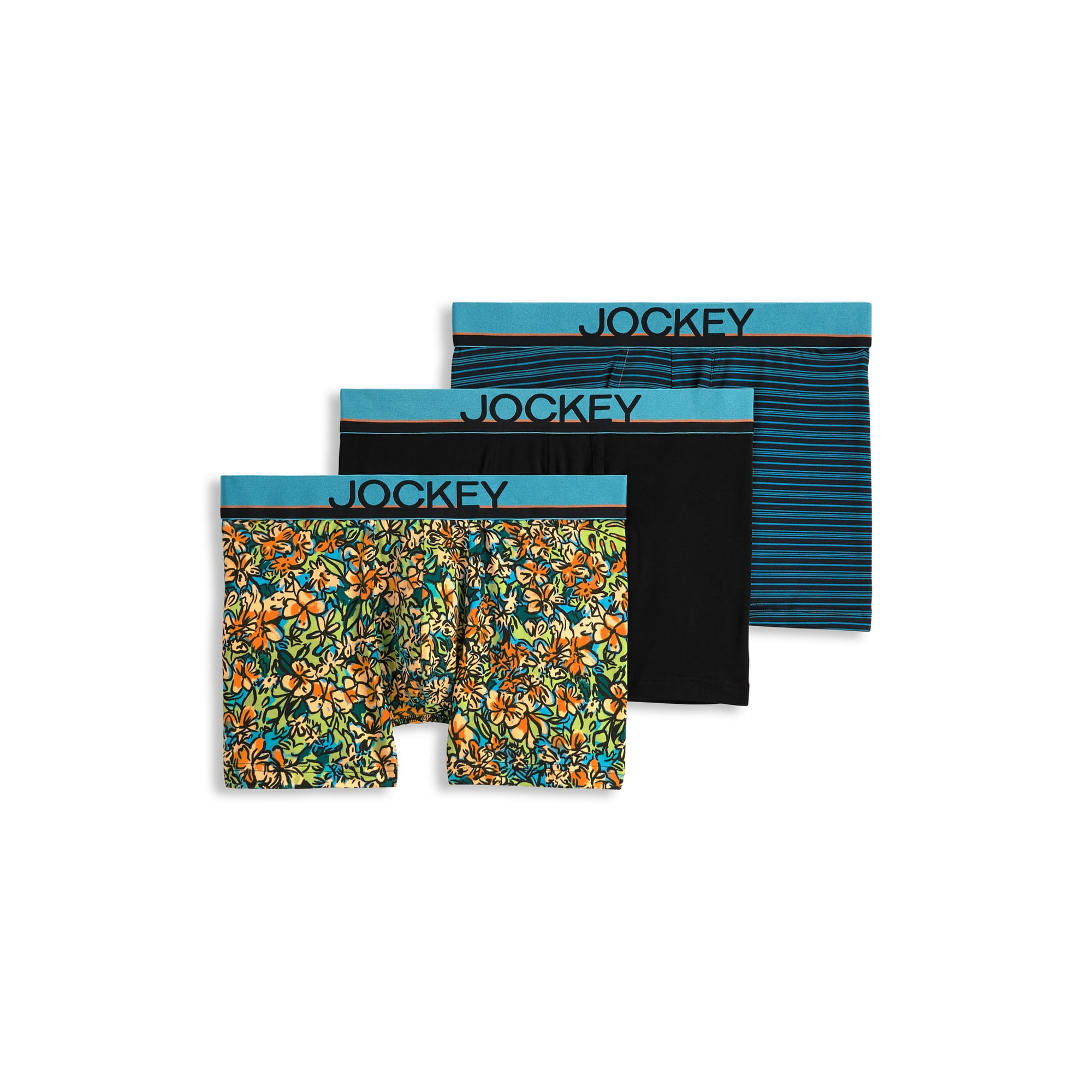 Click here for Jockey Mens True Style 4 Trunk - 3 Pack prices