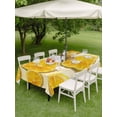 60x102 Inch Outdoor Tablecloth with Umbrella Hole Zipper Rectangle ...