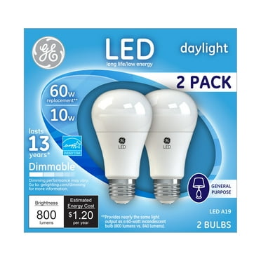 Great Value General Purpose Medium Base LED Bulbs, 4 count - Walmart.com
