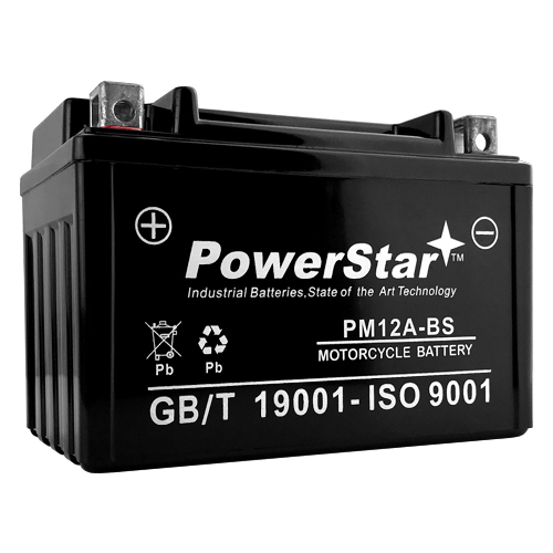 PowerStar pm9-bs-125 Battery Fits Or Replaces Yamaha Motorcycle 600 Cc ...