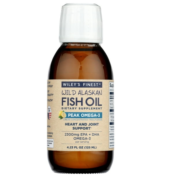 Complemente Wiley's Finest Wild Fish Oil Peak Oil Peak Oil Omega-3 ...