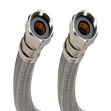 Fluidmaster B1H18 Braided Stainless Steel Water Heater Connector 18 ...