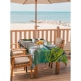 60x84 Inch Outdoor Tablecloth with Umbrella Hole Zipper Rectangle ...