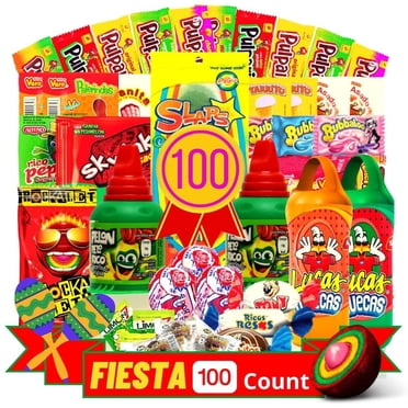 Fun Flavors Box Cinco de Mayo Mexican Candy Snack Variety Sour Basket ...