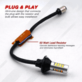 2x 1157 2357 LED Front Blinker Turn Signal Light Bulbs TYPE 2 NO HYPER ...
