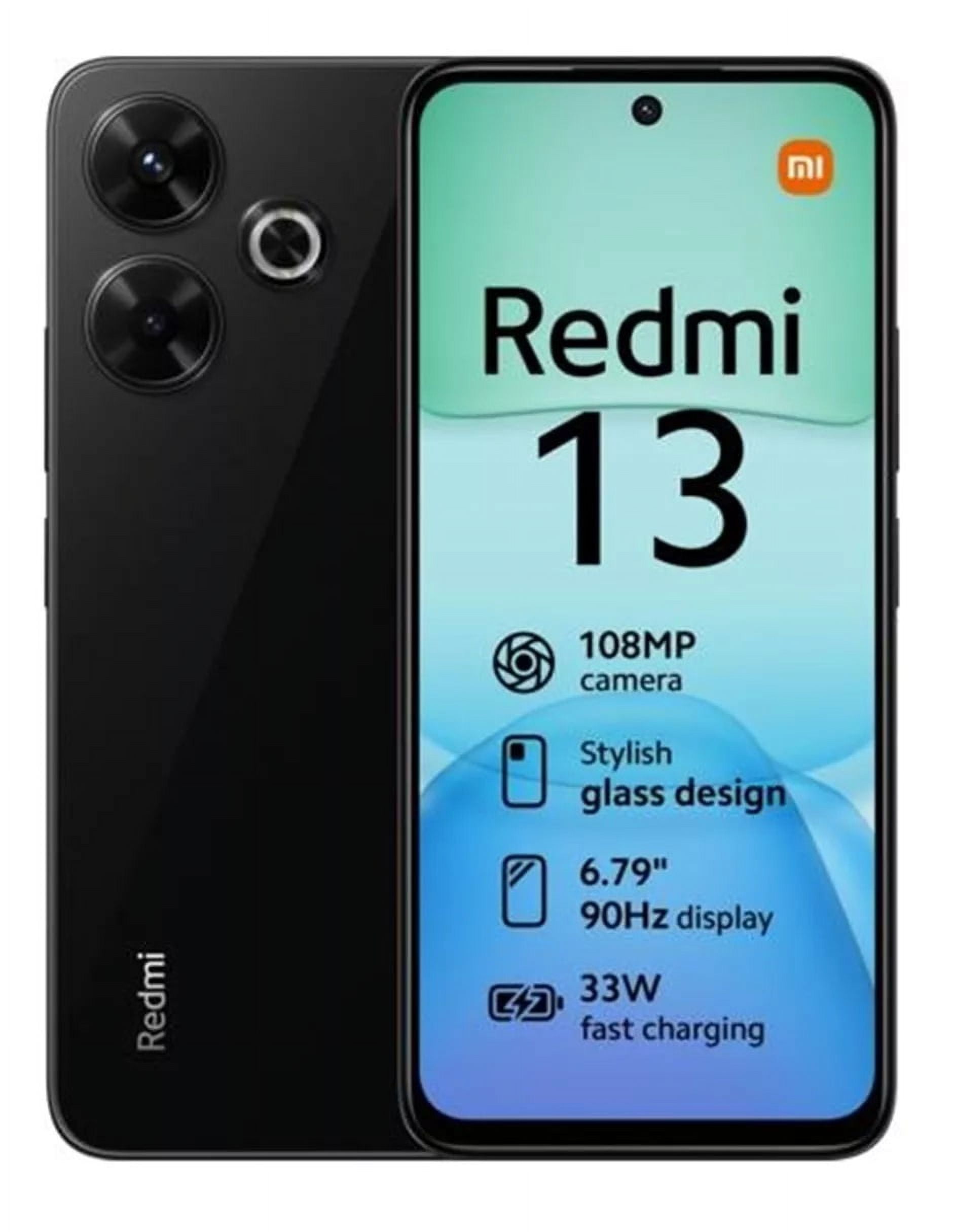 Smartphone Xiaomi Redmi 13 Dual SIM 256GB 8GB RAM Midnight Black ...