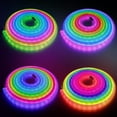 360 Luminous Reticulate Weave Rope Lights, 25ft Addressable ICRGB Strip ...