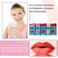 Weerihhol 20 Pcs Cotton Lipstick Set Durable Liquid Non Stick Lipstick