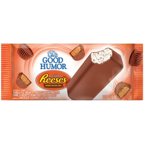 Good Humor Reeses Peanut Butter Cups Ice Cream Bar 4 Oz