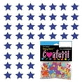 Jimmy Jems Confetti Mix Party Star 1/4" Blue Royal - Pouch (1/2 oz ...