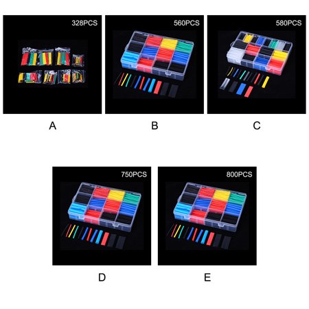 Shrink Tubing Insulated Shrinkable Tube Sleeve Portable Repairing Cable ...