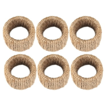 Better Homes & Garden Bead and Tassel Napkin Rings, Natural, 2.5"W x 6 ...