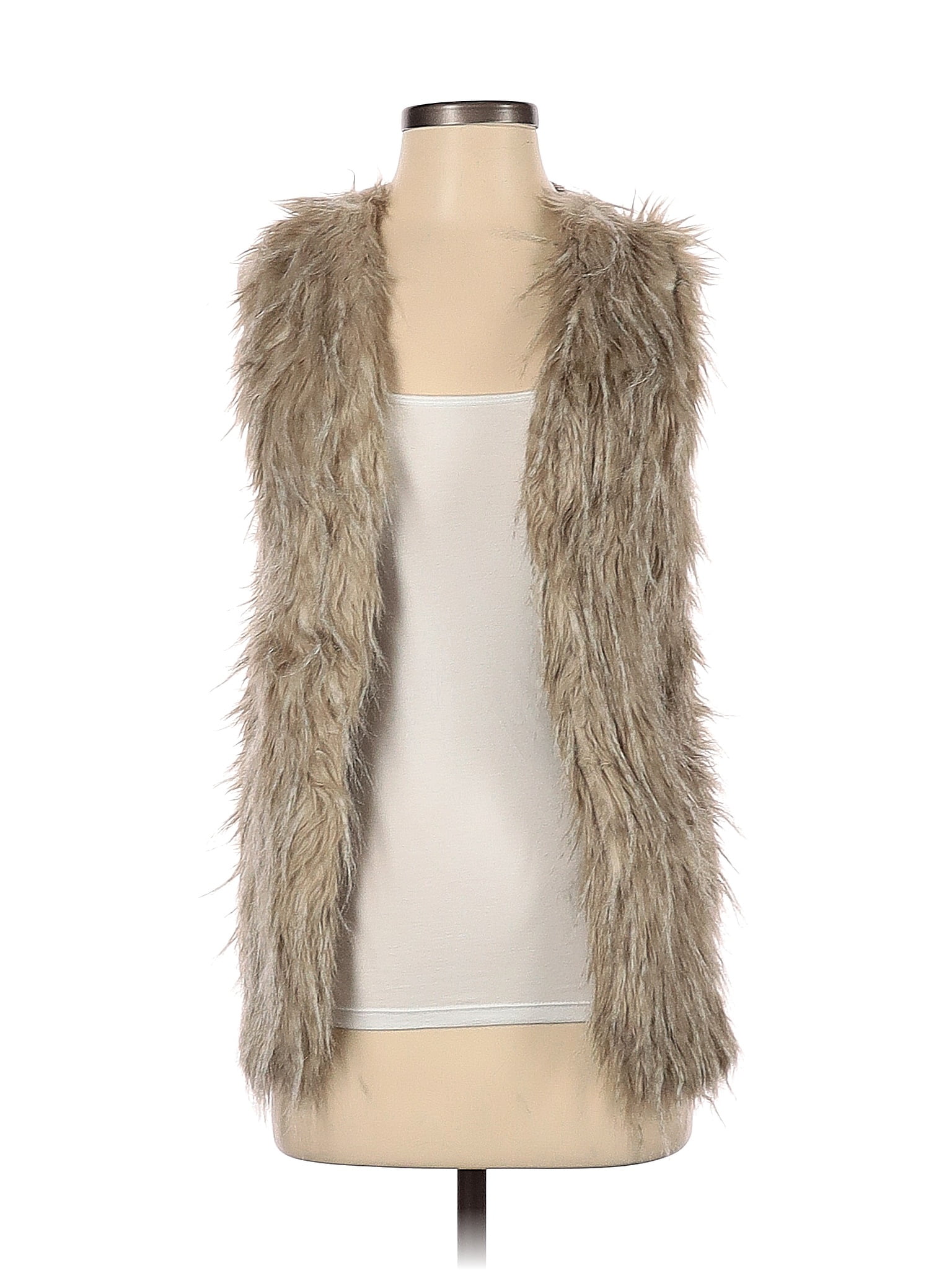 Pre-Owned Sebby Collection Women's Size S Faux Fur Vest | atelier-yuwa ...