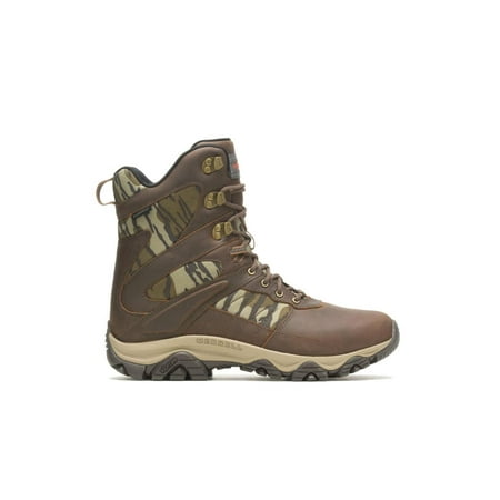 Merrell Men's Moab 2 Timber 8" Thermo Waterproof Oil-and Slip-Resistant ...