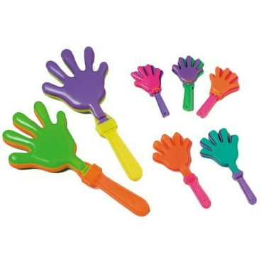 Black Plastic Hand Clappers - Party Favors - 12 Pieces - Walmart.com