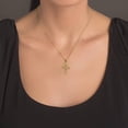 10k Rose Gold 3D Egyptian Ankh Cross Eagle Eye of Horus Wadjet Pendant ...