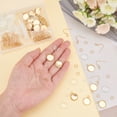 1Box DIY Flat Round Drop Earring Making Kit Including 304 Stainless ...