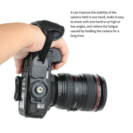 Black Hand Grip Camera Strap PU Leather PU Leather Hand Grip Hand Strap ...
