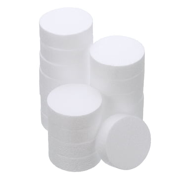 Uxcell Foam Circles for Crafts 5.91 x 0.79 Inch Polystyrene Round Foam ...