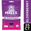HALLS Throat Soothing Cool Berry Drops, Cough Refreshers Flavor, 25 ...