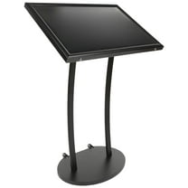 Displays2go Magnetic Menu Display Stand, Includes Magnets, Wheels ...