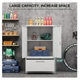 KriKac Metal Storage Cabinet with Drawers, 51" File Cabinets for Home ...