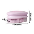 Carpet Brush Scrub Brush with Soft Bristles for Gentle Scrubbing Non ...