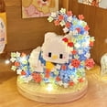Sanrio Splicing Block Toys Anime Hello Kitty Flower Moon Series ...
