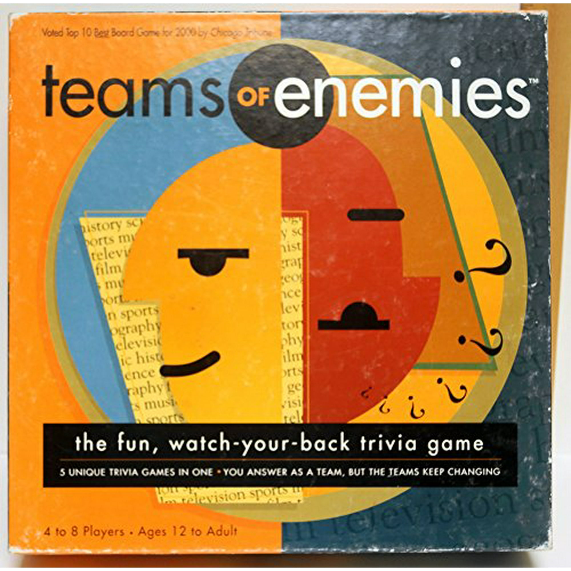 Click here for Big Toe Games Teams Of Enemies Trivia Board Game prices