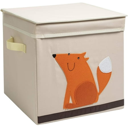 IGUOHAO Foldable Animal Cube Toy Storage Bins with Lids for Kids£¬Bins ...